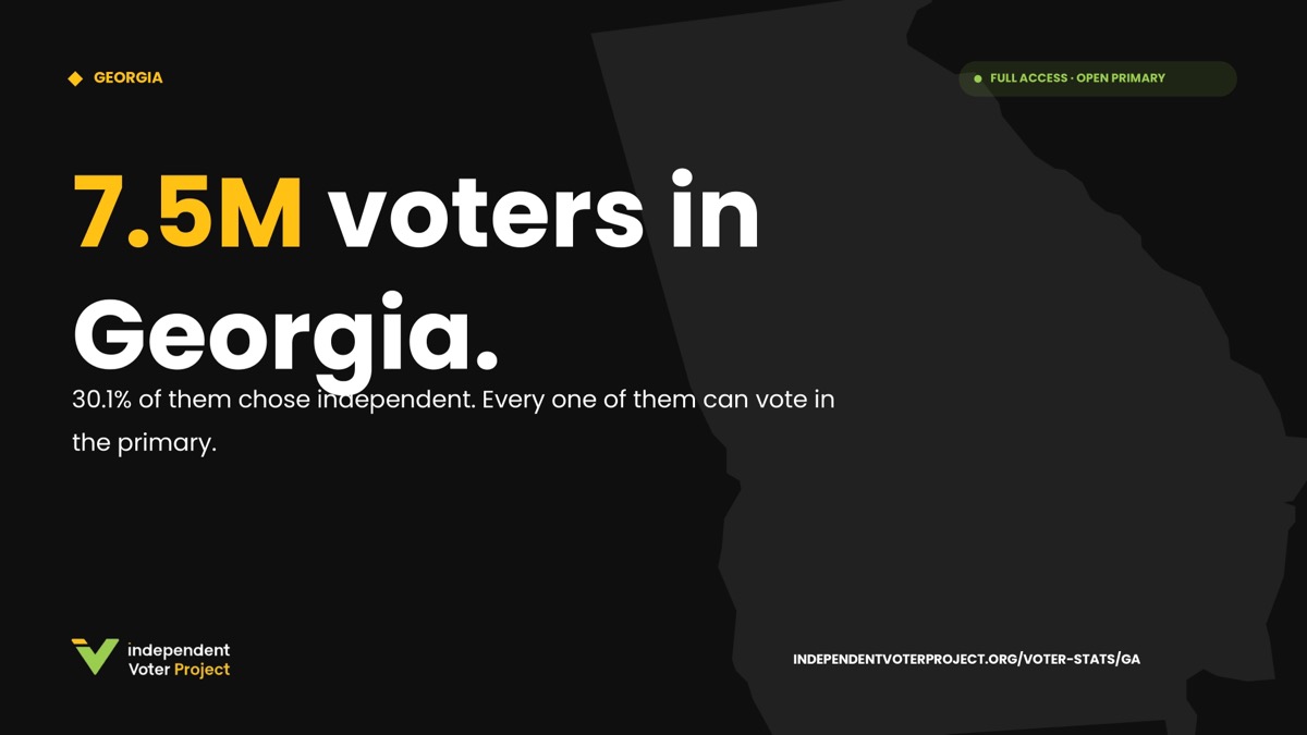 GA Voter Data: Registration by Party, Turnout & Primary Rules