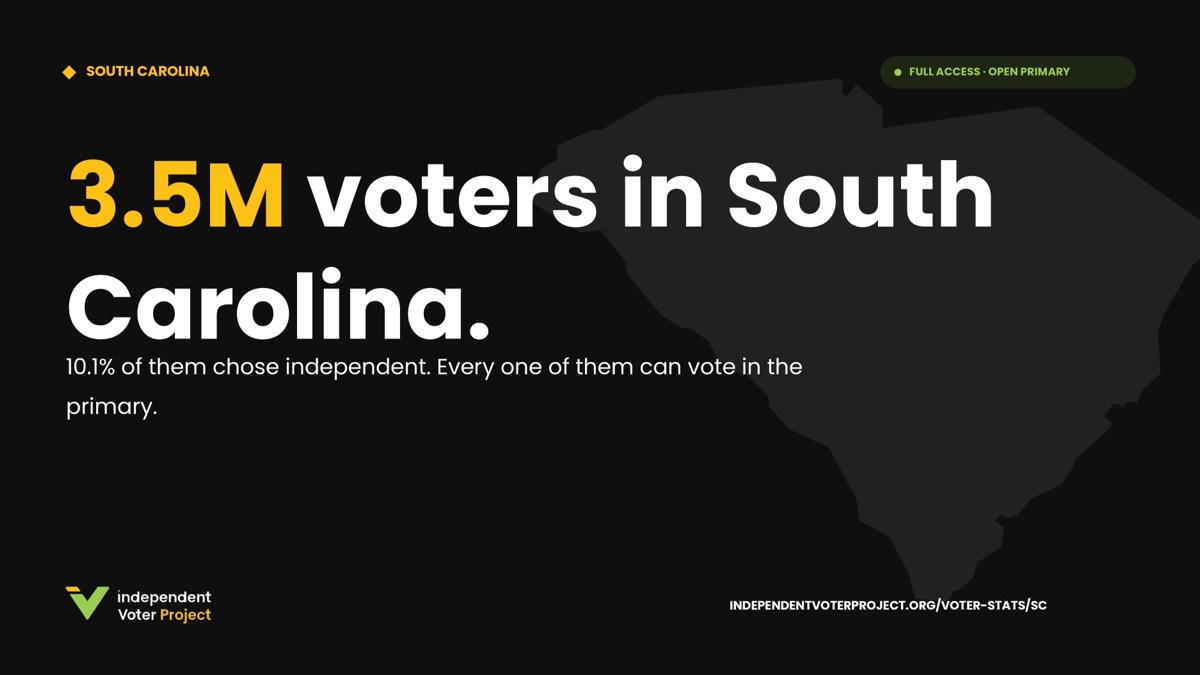 SC Voter Data: Registration by Party, Turnout & Primary Rules